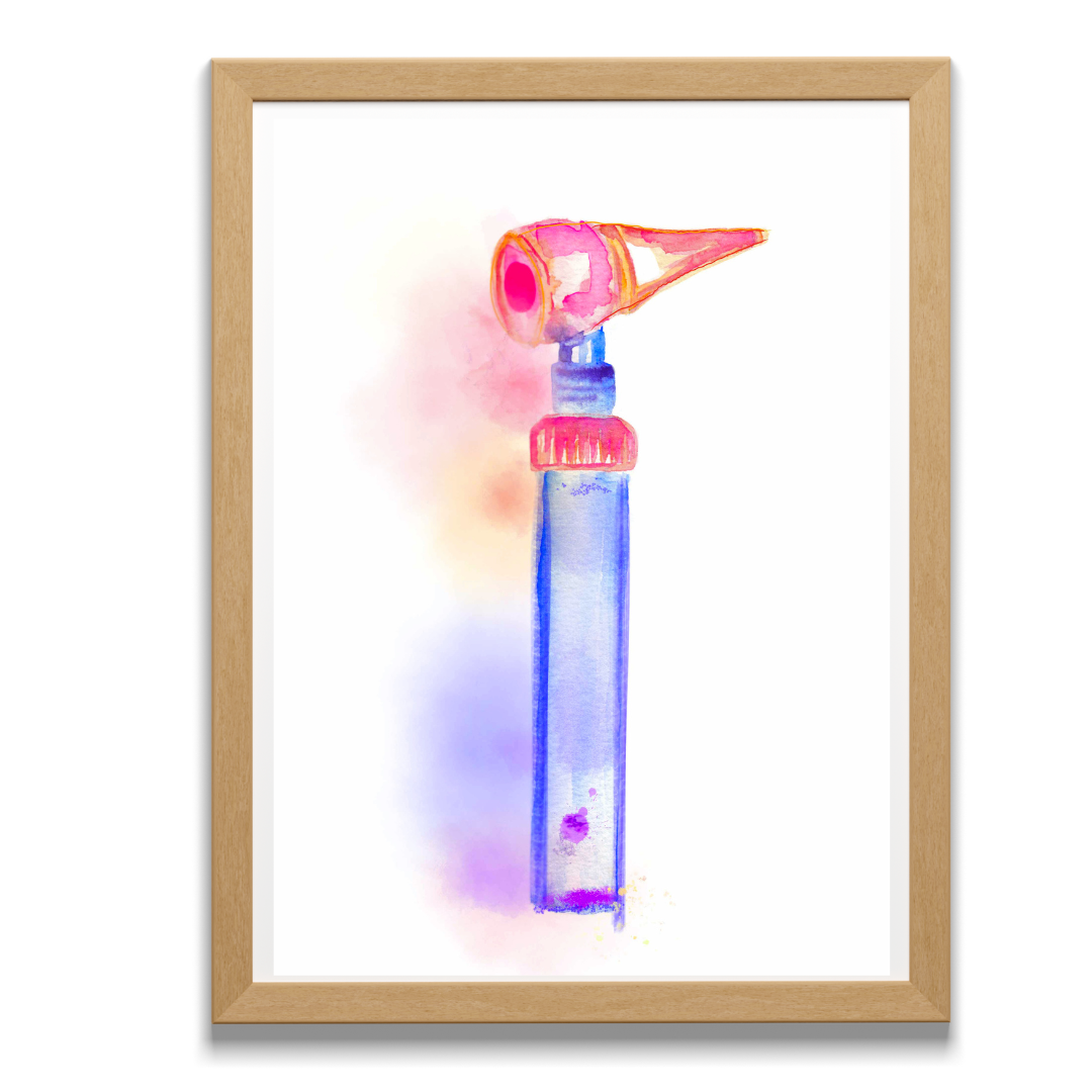 Otoscope Art Print - medpapers