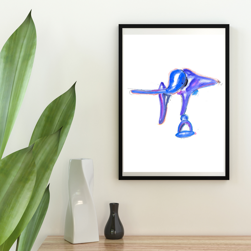 Ear Anatomy Art, Audiology Office Decor, Audiologist Gift, ENT Doctor ...