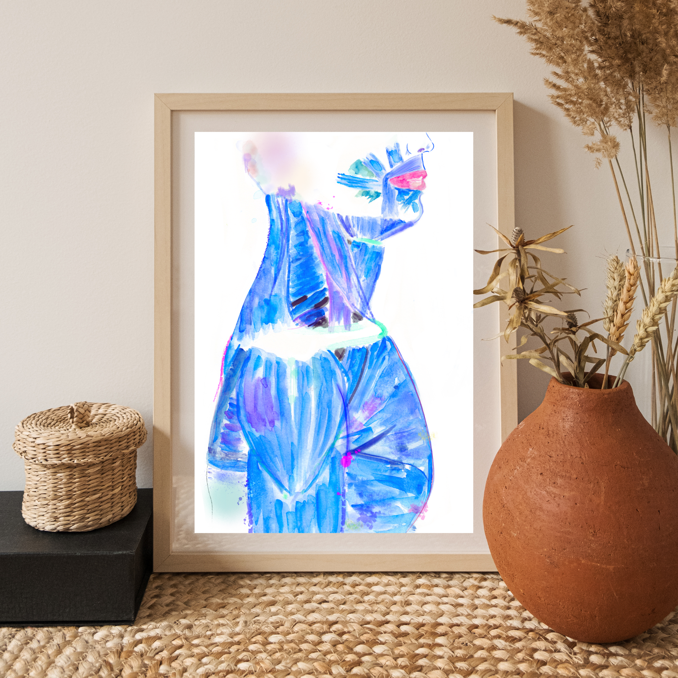 Thorax and Neck Muscle Anatomy Art Print - medpapers