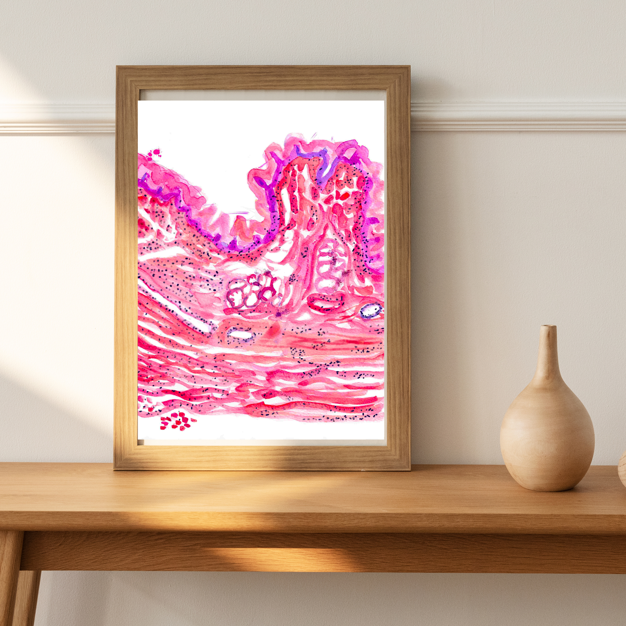 Esophagus Histology Art Print - medpapers