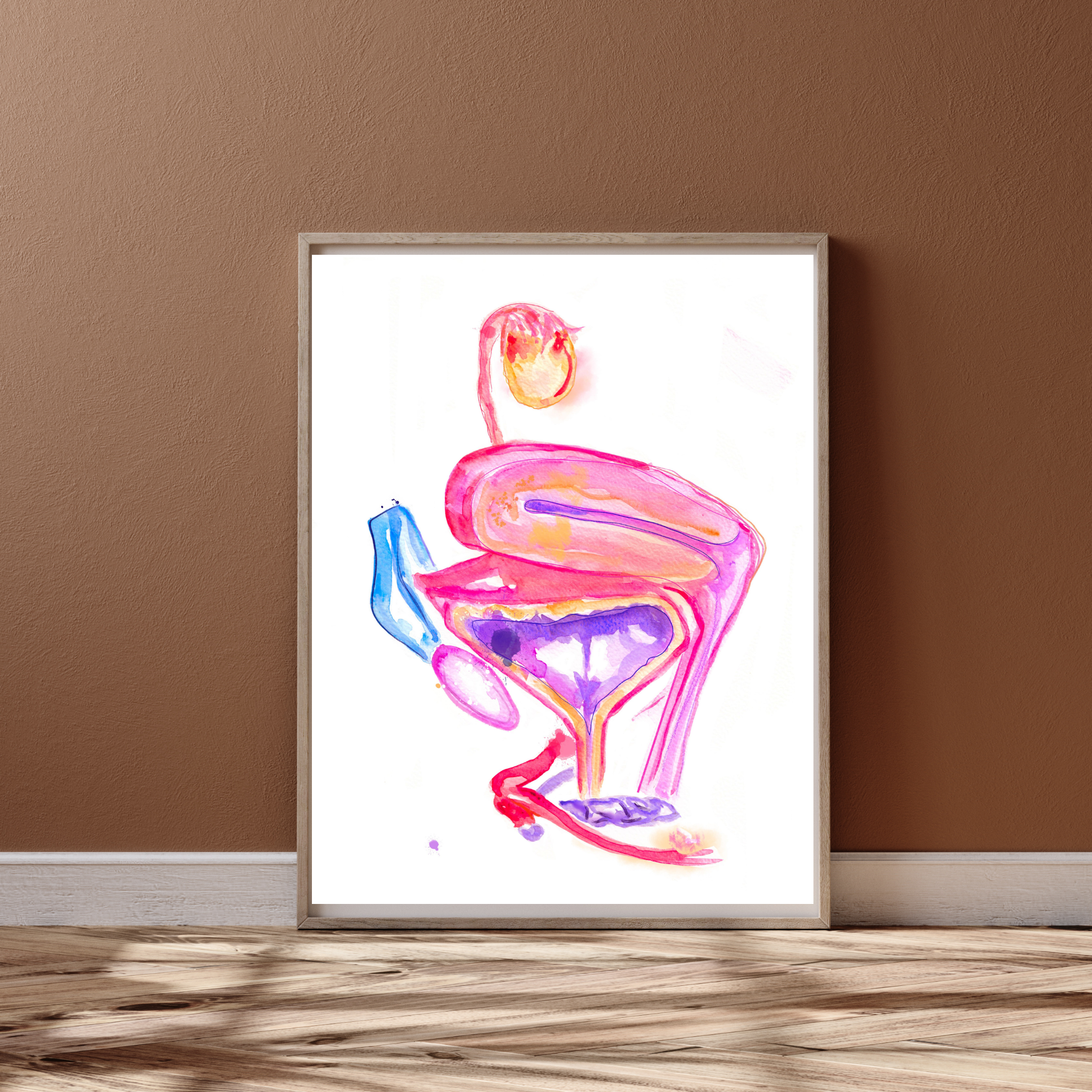 Uterus Ovary Bladder Anatomy Art Print - medpapers