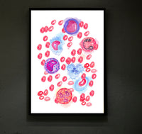 Blood Cell Art Print - medpapers
